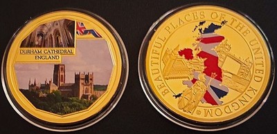 Windsor Mint My Great Britain "Durham Cathedral England" 2021 33mm Coin ...