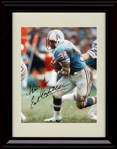16x20 Framed Earl Campbell - Houston Oilers Autograph Promo Print ...