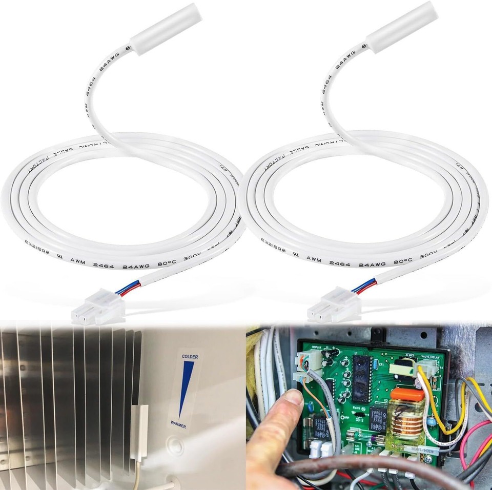 For Dometic Refrigerator 3851210025 Thermistor 2 Pack, RV Refrigerator ...