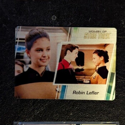 2017 Women of Star Trek 50th Anniversary Robin Lefler #48 Metal Card ...