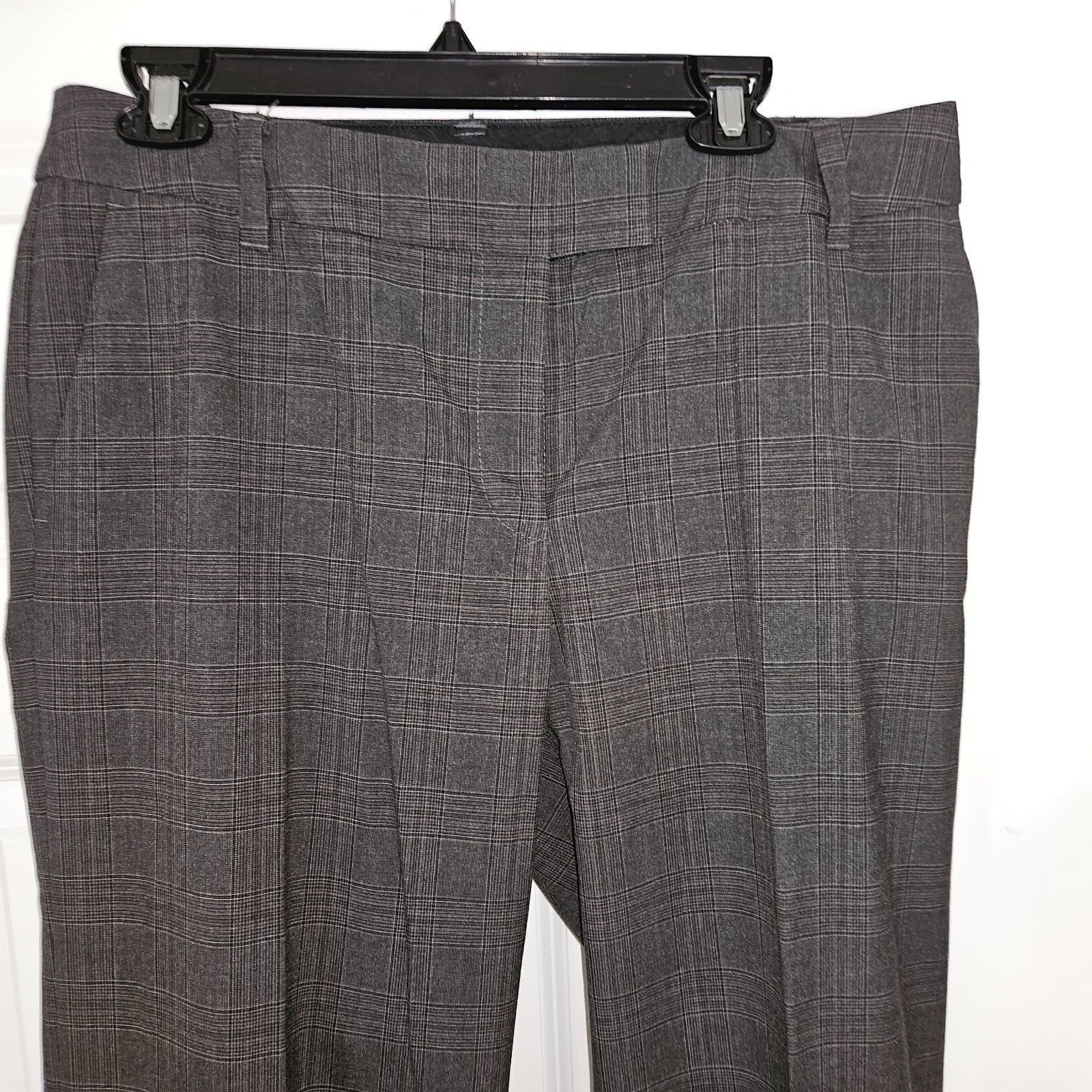 Liz Claiborne - Audra - Menswear plaid, women's cuffed, dress slacks ...