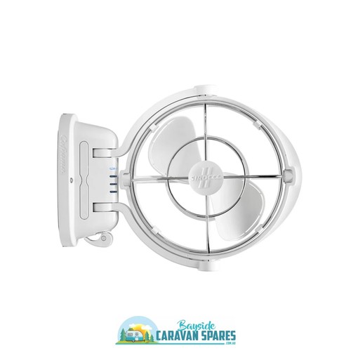 SIROCCO FAN II – 3 SPEED – 12V / 24V – 18CM (WHITE) | eBay