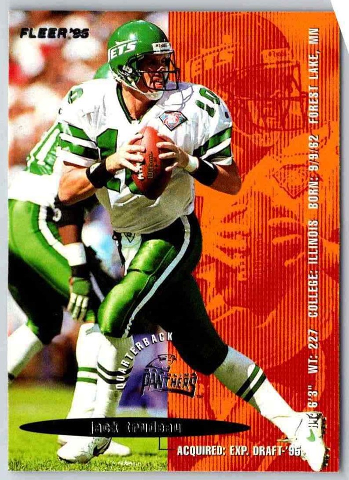 1995 Fleer Jack Trudeau #49 Football Card | eBay