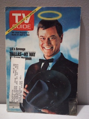 1982 TV Guide March 27 - Larry Hagman - Dallas; Kim Delaney-All My ...