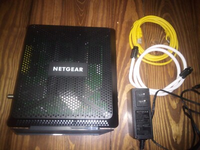 Netgear AC1900 C7000v2 Modem Router Bundled w/ Power Adapter / Ethernet ...