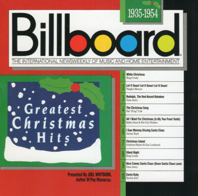 Greatest Christmas Hits Billboard 1935-1954 CD 1989 Rhino Records ...