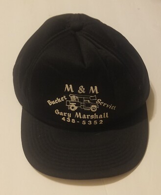 M &M Bucket Service, Gary Marshall Foam Snapback Hat. Foam Intact ...