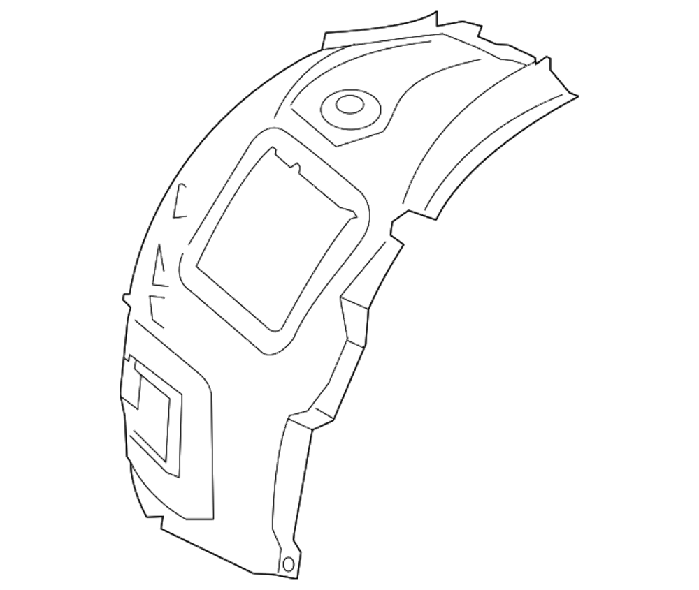 New Genuine BMW Cover Wheelhousing Front Sec (2014-2020) OE 51717260729 ...