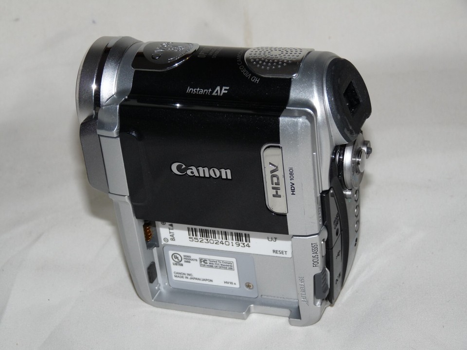 Canon HV10 HV10A MiniDV High Def Camcorder HDV 1080i Camcorder Video ...