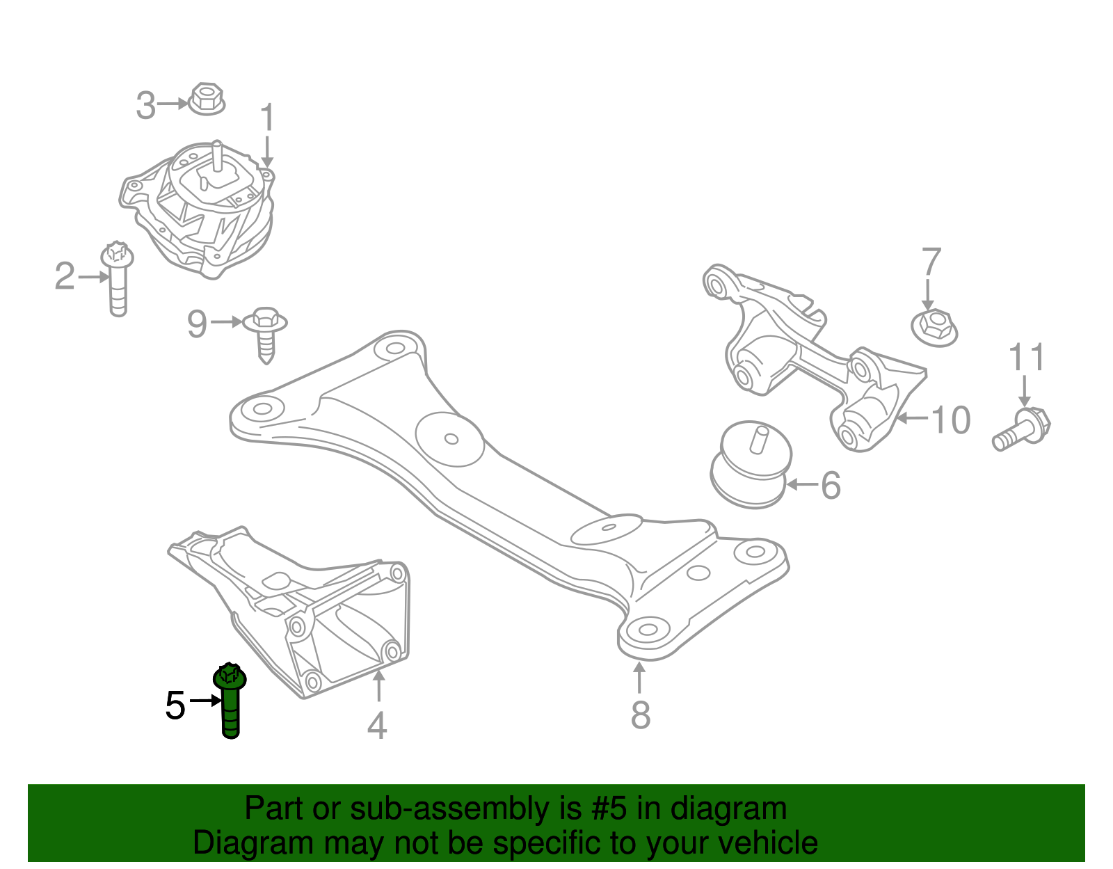 BMW Mini 07129903976 Genuine OEM Support Bracket Mount Bolt for sale ...