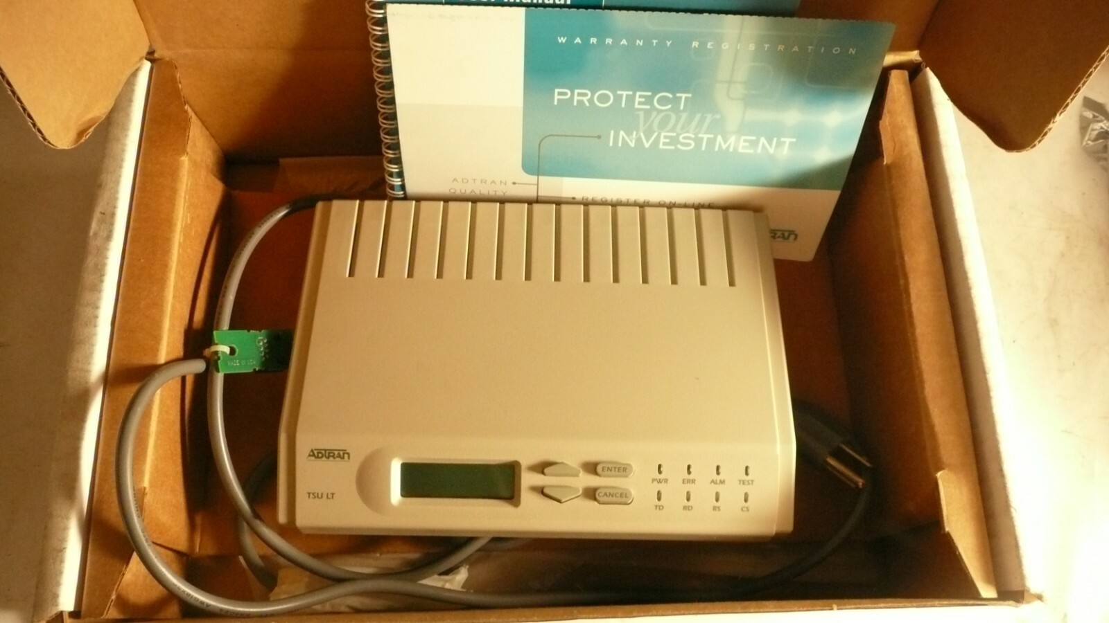 NEW ADTRAN TSU LT 2ND GEN P/N 1202.060L1 VOICE DATA MODEM | eBay