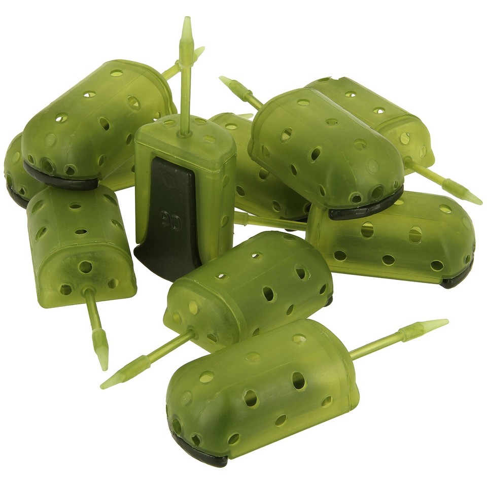 Fishing Inline Bolt Feeder 90g Blockend Swim Maggot Heavy Feeders Carp ...