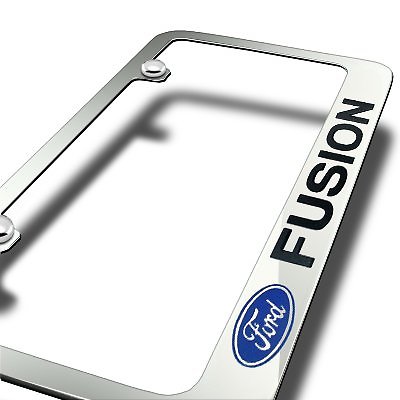 Ford Fusion Chrome Metal License Plate Frame | eBay