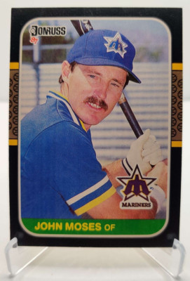 1987 Donruss #393 John Moses Seattle Mariners Baseball Card | eBay