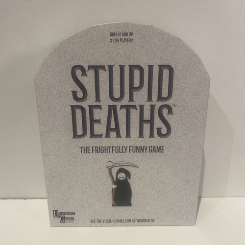 Stupid Deaths The Frightfully Funny Game Board Card University Games ...