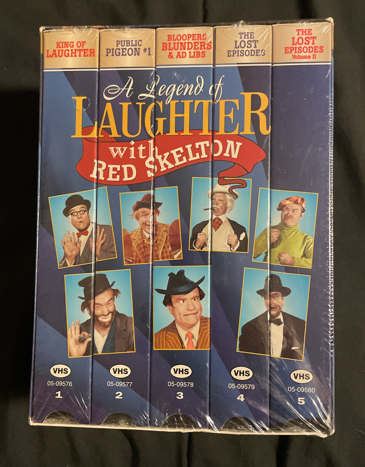 Red Skelton - A Legend of Laughter (VHS, 2002, 5-Tape Set) 18713034243 ...