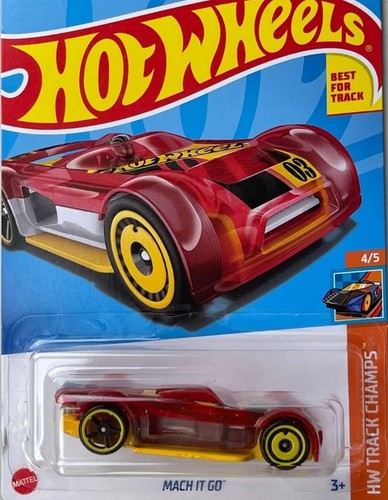 Hot Wheels Mach It Go RED 112/250 HW Track Champs 4/5 2023 | eBay