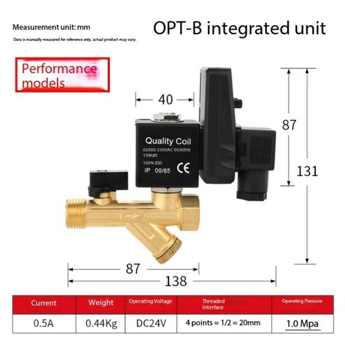Air Compressor Electronic Drain Valve Automatic on/Off Electronic Drain ...
