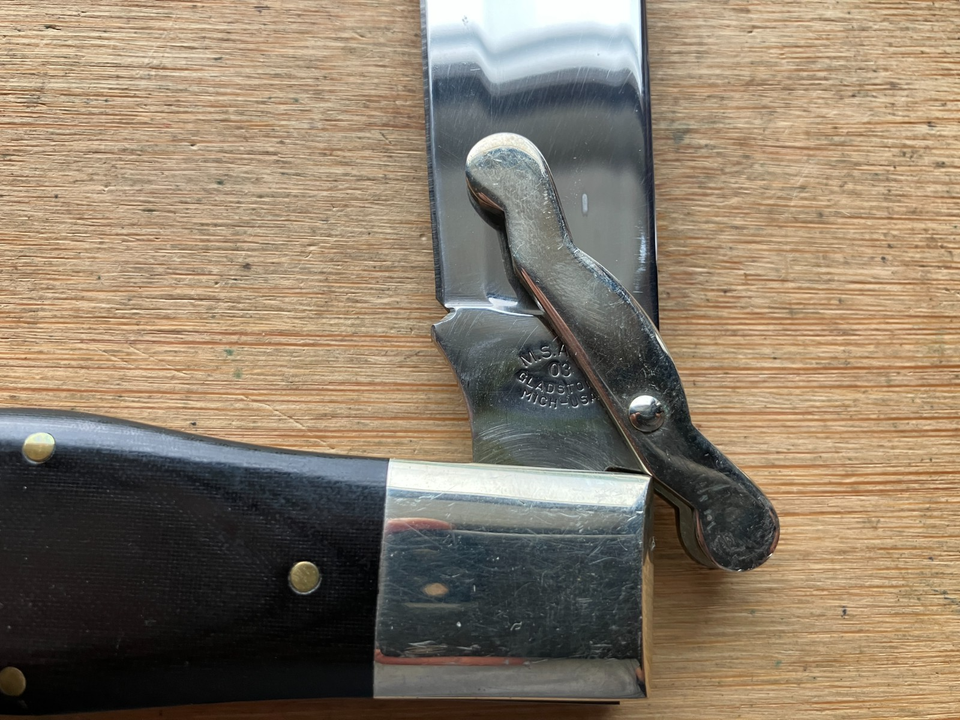 Marbles Gladstone, Michigan USA Safety Folder Hunting Knife | eBay