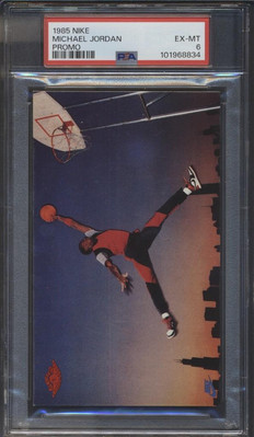 1985 Nike Michael Jordan Promo PSA 6 Real rookie e10 | eBay