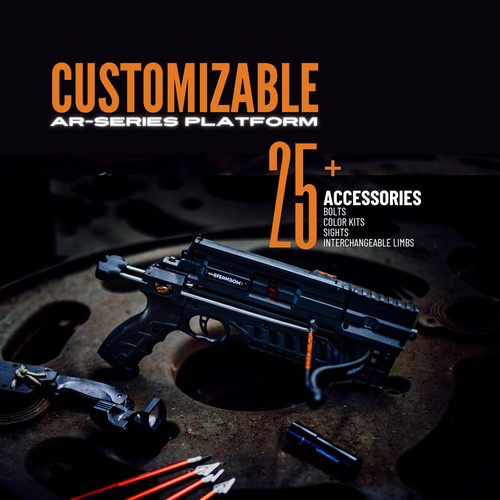 Steambow AR-6 Stinger II Compact Repeating Crossbow | 6 Shot, Handheld ...