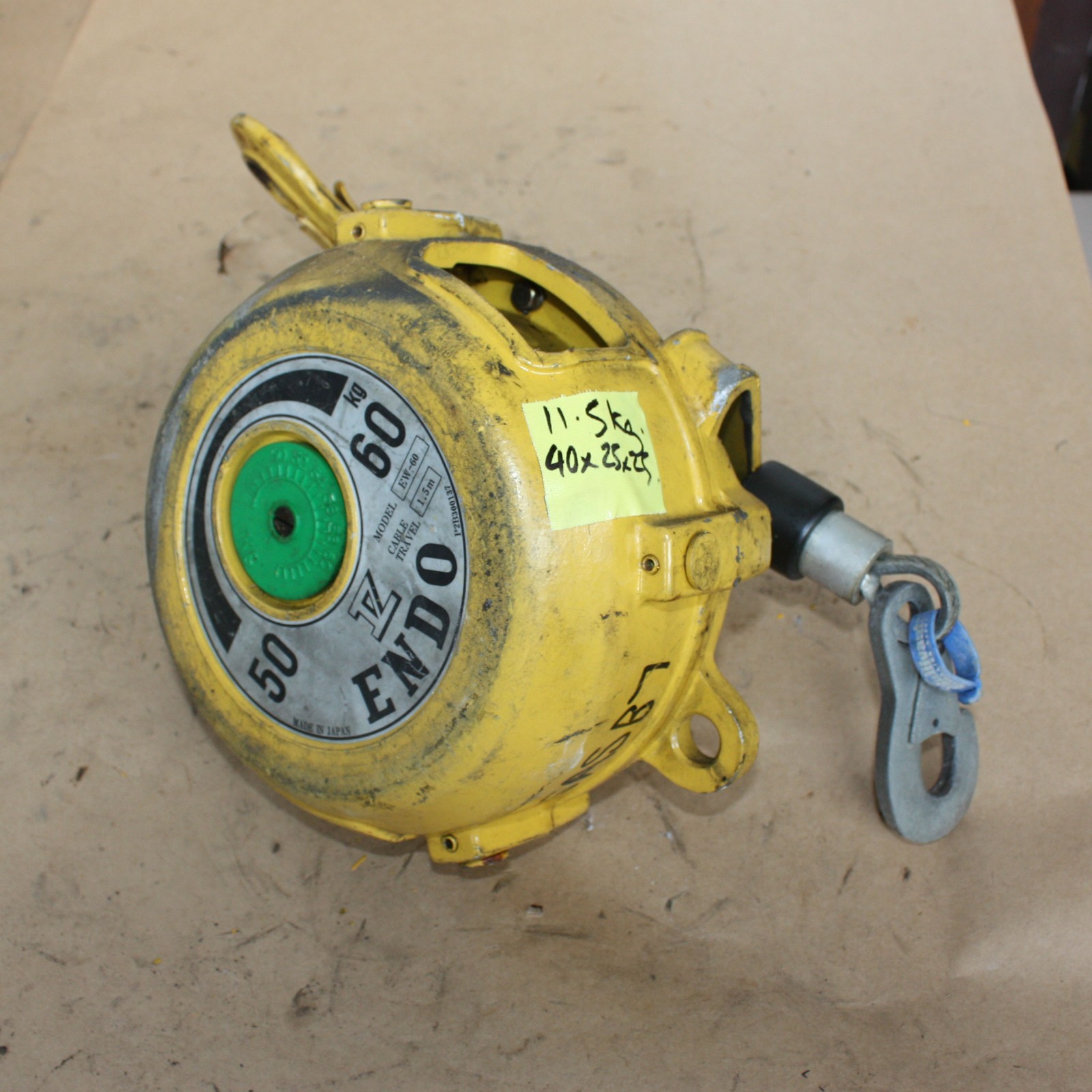 ENDO SPRING TOOL BALANCER EW-60 50-60KG 1.5m Cable Travel | eBay Australia