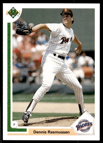 1991 Upper Deck Baseball Card Dennis Rasmussen San Diego Padres #230 | eBay
