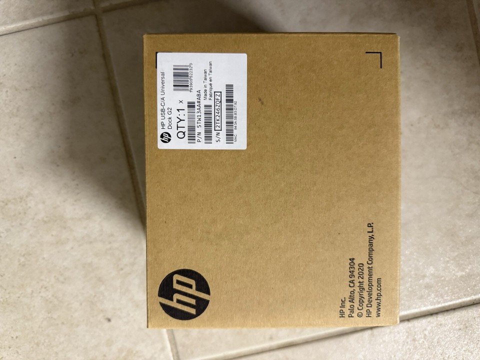 HP USB-C/A Universal Dock G2 Station ( 5TW13AA#ABA) 193905522323| eBay