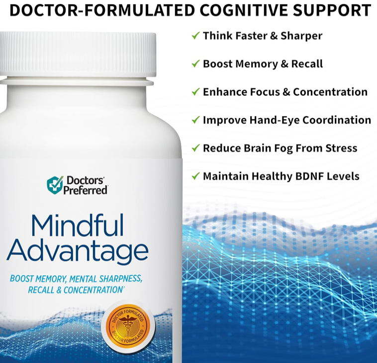 Mindful Advantage Brain Memory Focus Clarity Supplement 30 Count FRESH ...