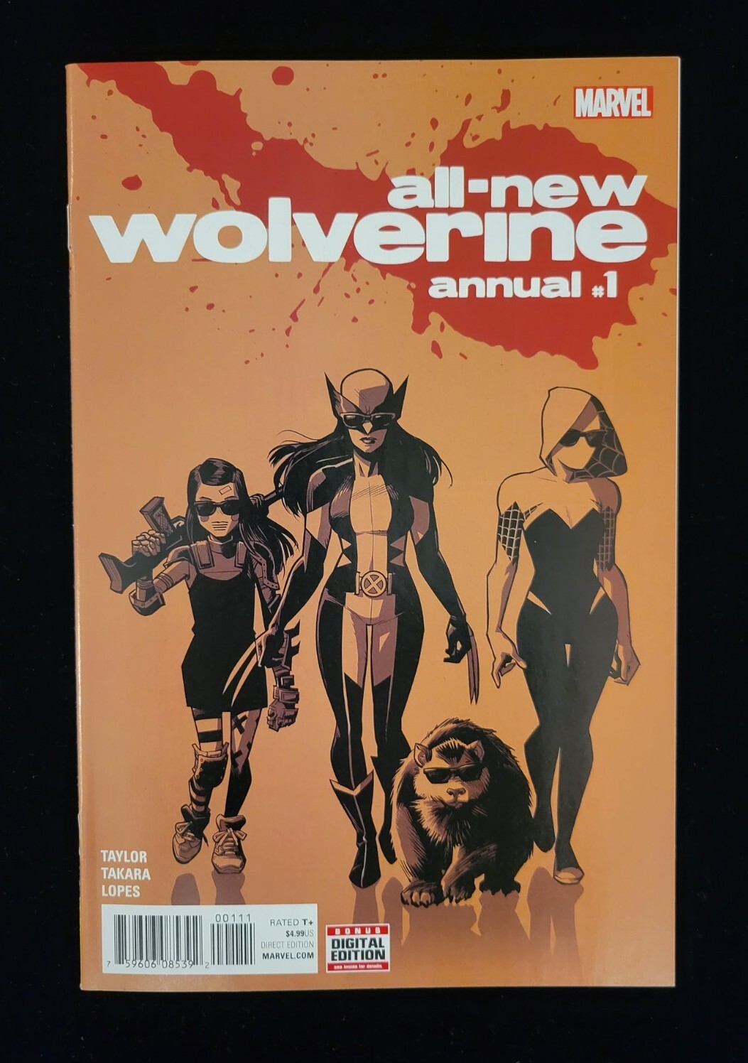 ALL-NEW WOLVERINE ANNUAL #1 / SPIDER-GWEN / HONEY BADGER / MARVEL ...