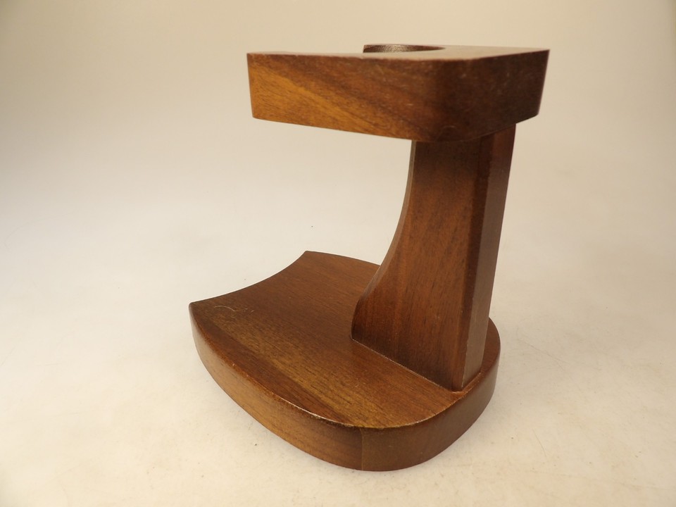 Decatur Solid American Walnut Calabash Pipe Stand Holder USA Made Table ...