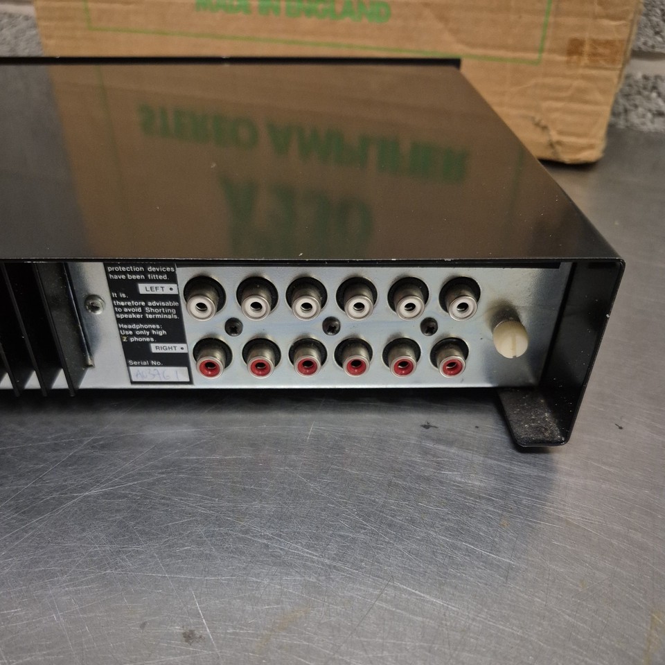 QED A230 Stereo Amplifier with original box and foam packaging A230s ...