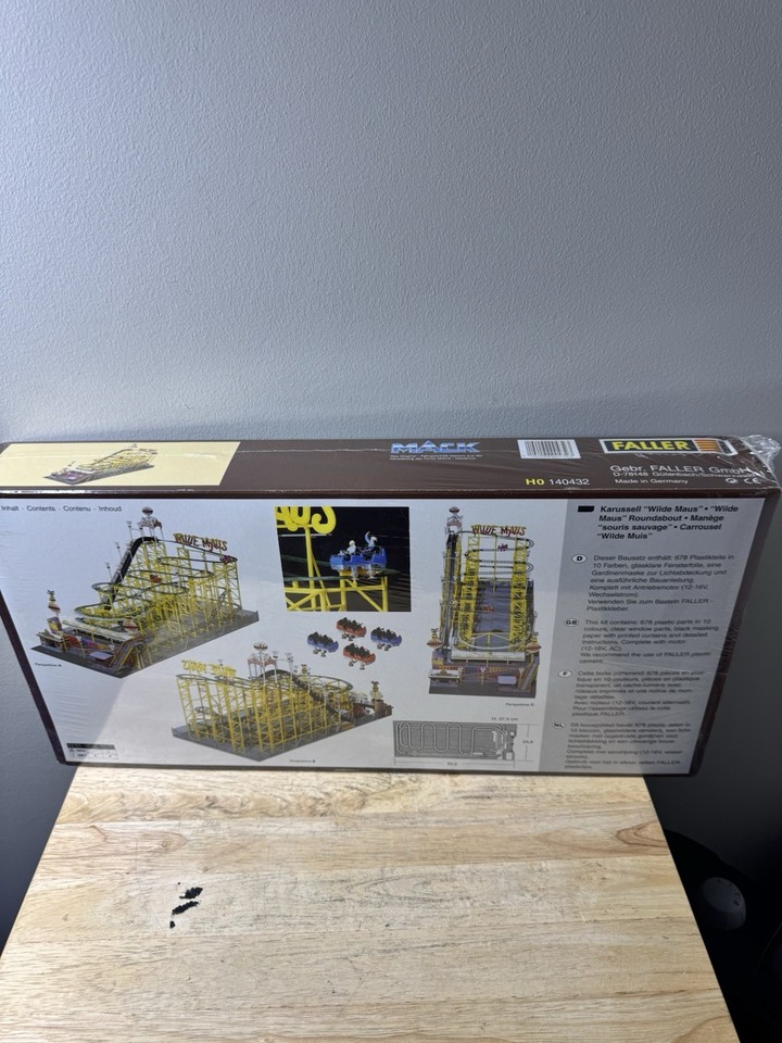 New Sealed Faller HO140432 Wilde Maus Roller Coaster Carnival Ride | eBay