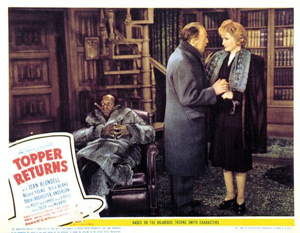Topper Returns Lobby Card Eddie Anderson Roland Young Billie Burke- Old ...