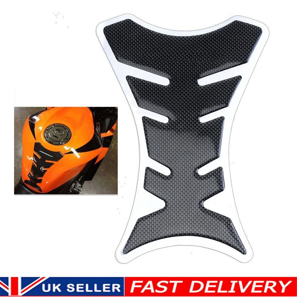 Universal Motorbike Motorcycle Carbon Tank Scratch Protector 3D Sticker ...