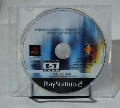 Network Adaptor Start-Up Disc v2.0 PS2 Playstation 2 Not For Resale NFR ...