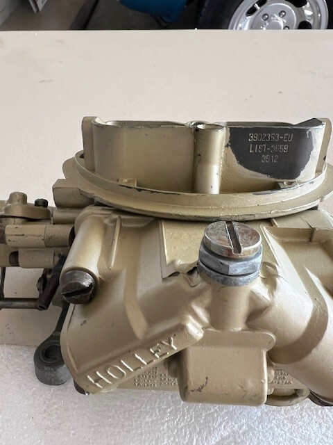 corvette holley tri power carburetor #3659/3902353eu | eBay