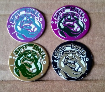 1994 POGS 4 DIFFERENT COLOR VARIATIONS FACE FOIL POG SERIES #10 SPIT ...