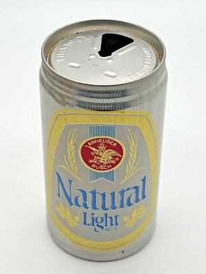 Vintage NATURAL LIGHT Beer Can Aluminum Anheuser *PART OF 400 CAN ...