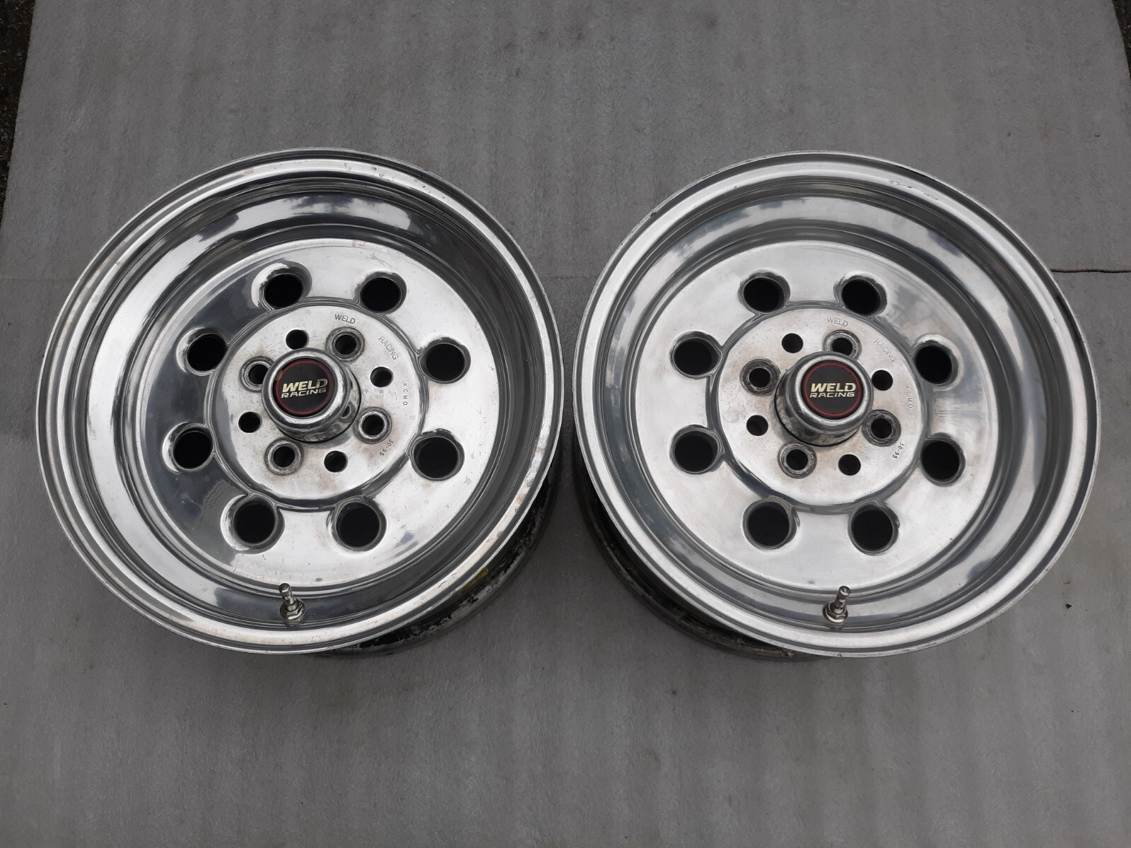 WELD Racing Draglite Wheels 15x7.75 4x4.25 4x4.5 Pair 1995 | eBay