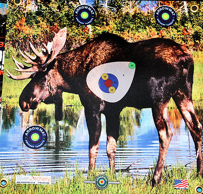 ARROWMAT -1500 PLUS SHOTS! MOOSE WITH SCORING ZONE! 17"X 17" | eBay UK