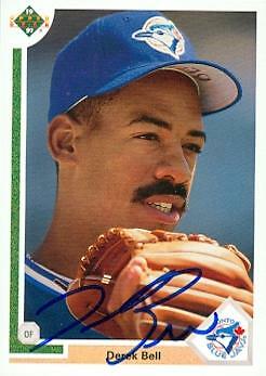 Derek Bell autographed Baseball Card (Blue Jays) 1991 Upper Deck #26F ...