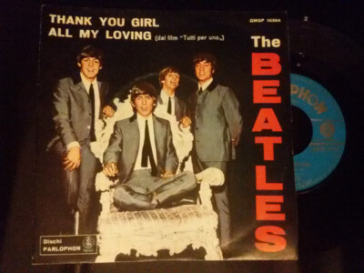 The Beatles Thank You Girl / All My Loving 7" Tur Vinyl Schallplatte ...