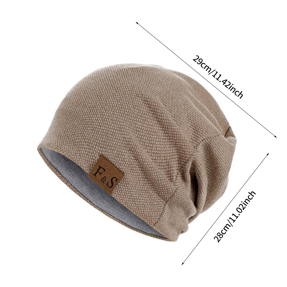 Men Women Fashion Street Beanie Hat Casual Slouch Skull Cap Spring ...