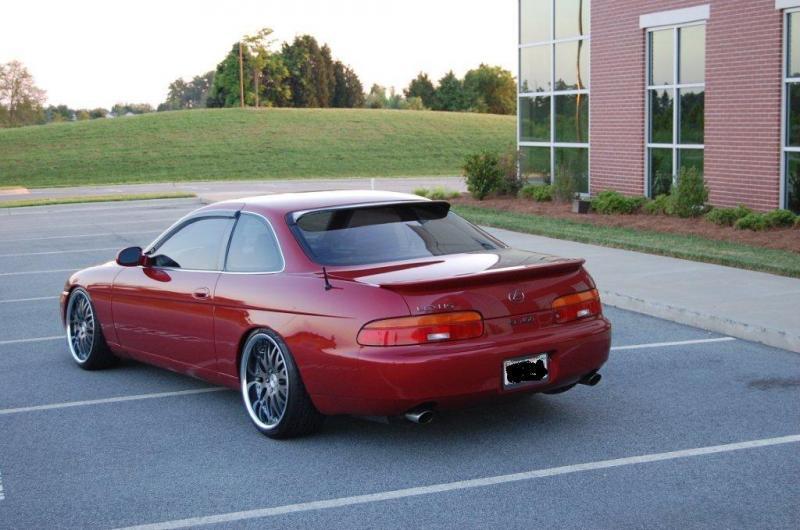 HIC USA 92-01 SC300 400 rear window roof visor spoiler + Side window ...