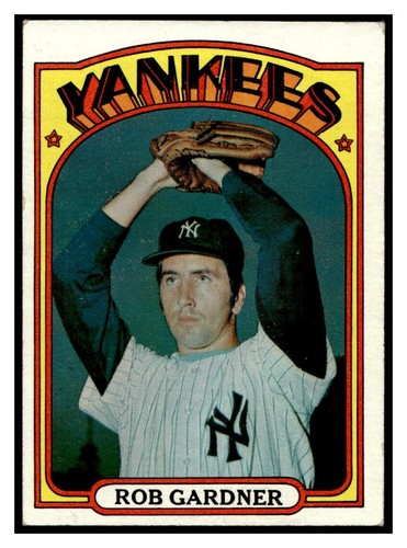 1972 Topps baseball 22 Rob Gardner New York Yankees card | eBay