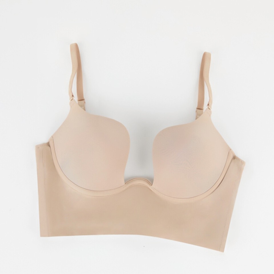 Sexy Backless Women Bras Multiway Bra Push Up Brassiere Deep U Lingerie ...