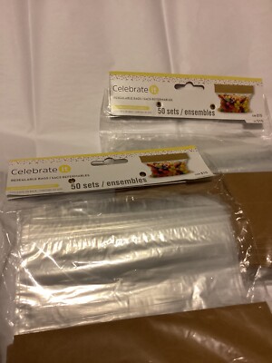 Celebrate IT Resealable Bags Two Packages With 50 Sets Each Bag | eBay