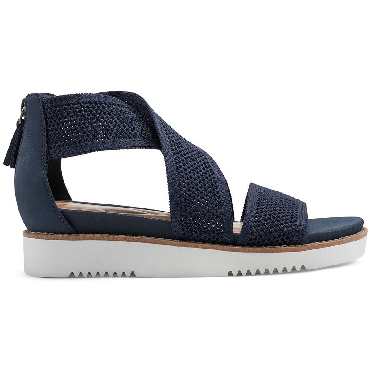Easy Spirit Womens Wander 2 Navy Platform Sandals 6.5 Medium (B,M) BHFO ...