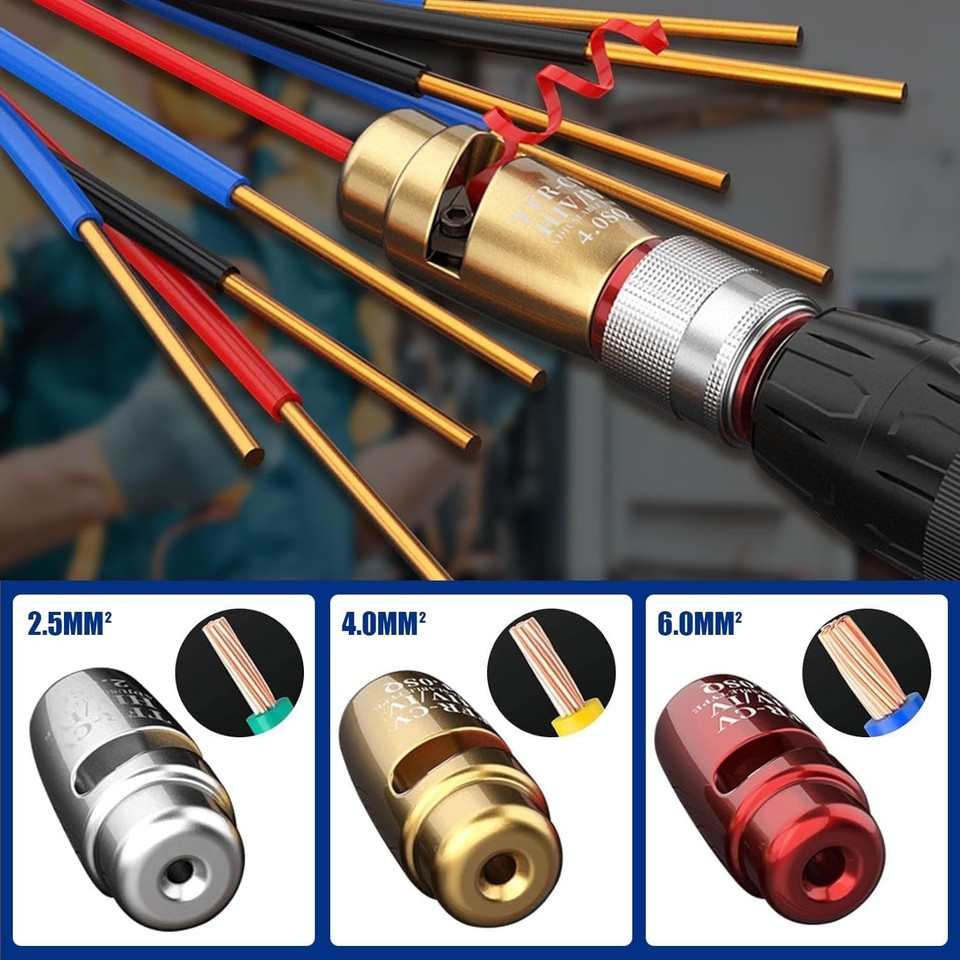 Wire Stripper for Drill, Cable Wire Stripper Tool for Drill Portable ...